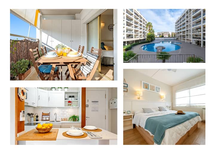 Mar Azul Apt • Pking • Beach & Pool • Portaventura - Salou