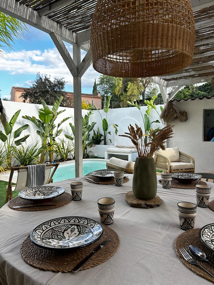 Villa Piscine Perpignan Marché De Noel Barcares - ペルピニャン