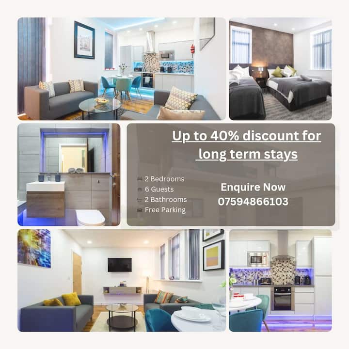 *Super Luxurious 2 Bedroom, 2 Bath, Apartment* - Leeds