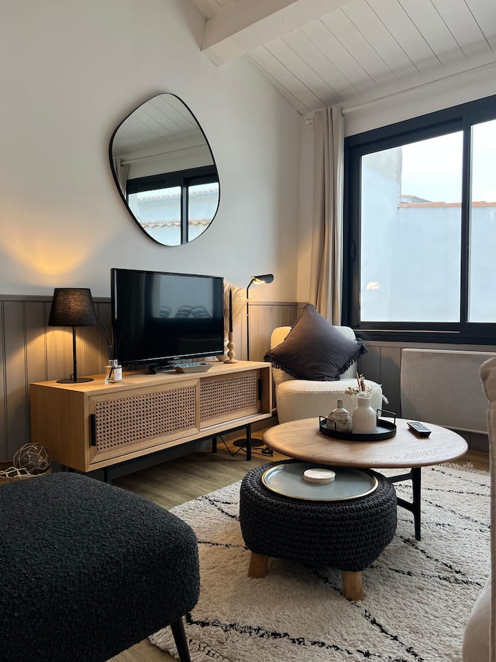 Petite Maison Retaise Rénovée Au Coeur Du Village - La Couarde-sur-Mer