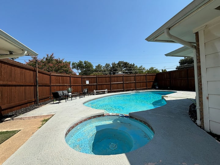 Extended Stay For Families Pool+location+spacious - Dallas, TX