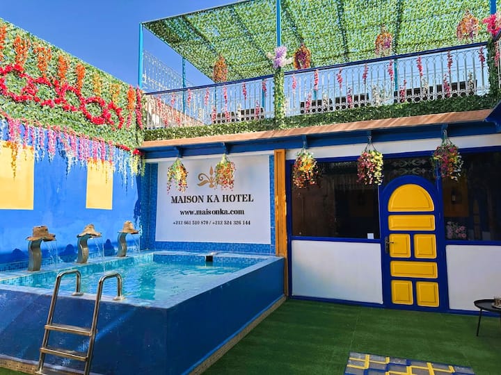 Maison Ka Hotel: Ensuite Room /Spa/ Restaurant - 마라케시