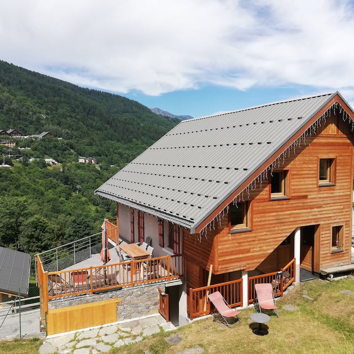 20 P En 2 Gites, Sauna. Terrasse, Jardin - Les Karellis