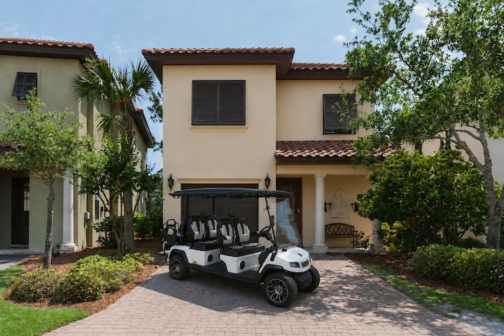 Golf Cart, 2 King Suites, Pools, Beach Gear - Santa Rosa Beach, FL