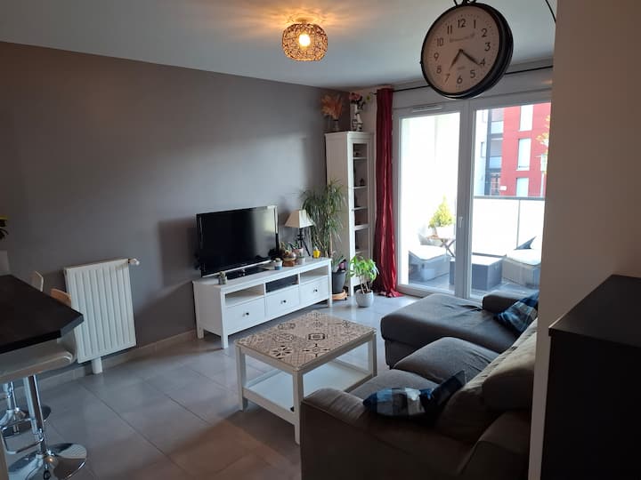 Appartement 42 M2 Tout éQuipé+ Balcon - Orvault