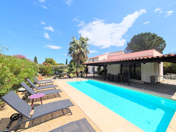 Ceret - Lovely Villa With Pool, Garden & A/c - Céret