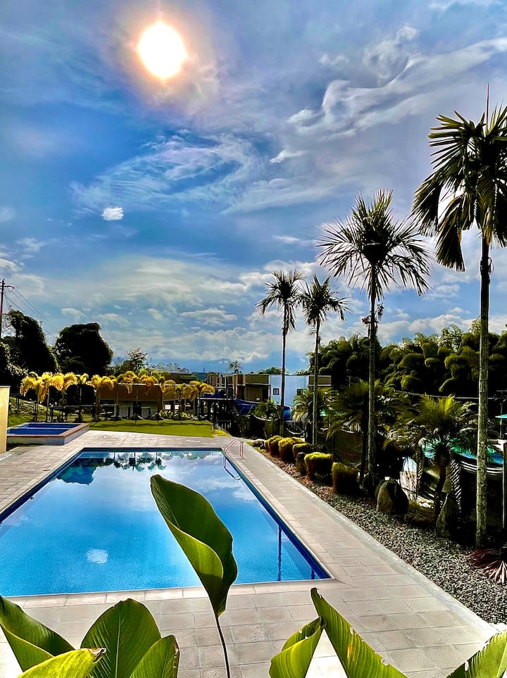 Acogedor Apartamento Con Vista A La Cordillera - La Tebaida