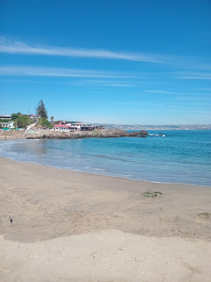 Amplio Estudio Vista Al Mar, 5 Min De Playa Chica. - El Tabo
