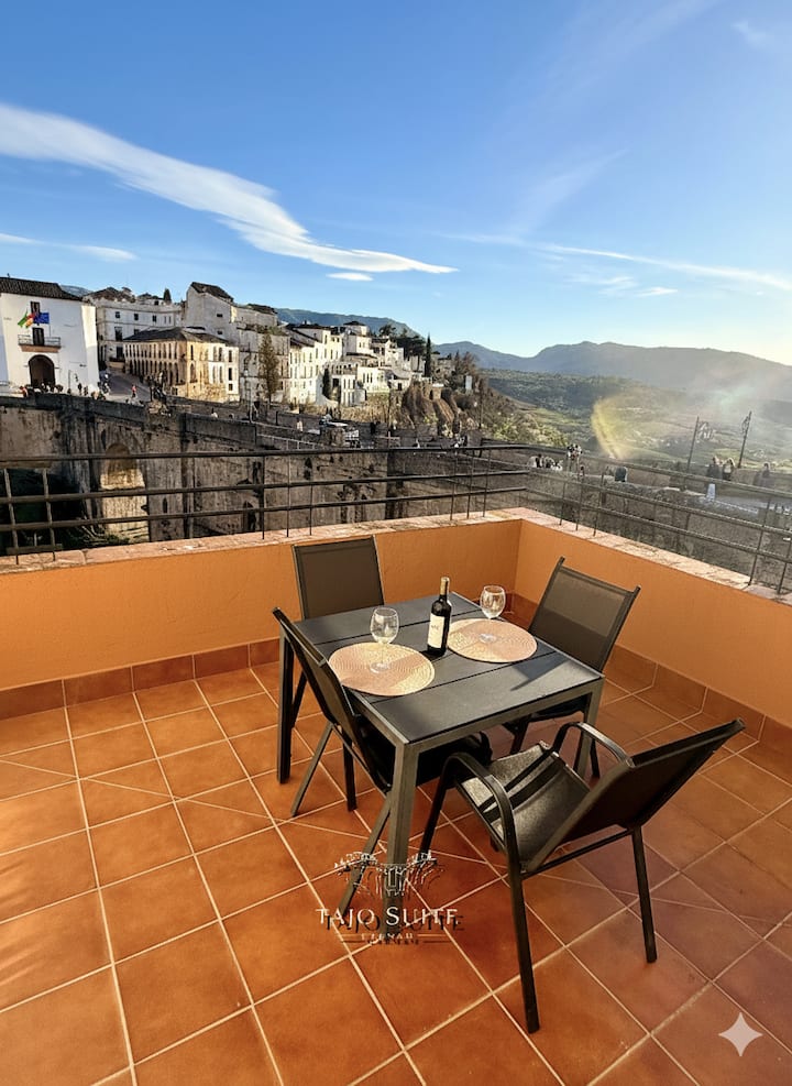 2.- Terraza Panorámica 180° - Tajo Suite Garmam - Ronda