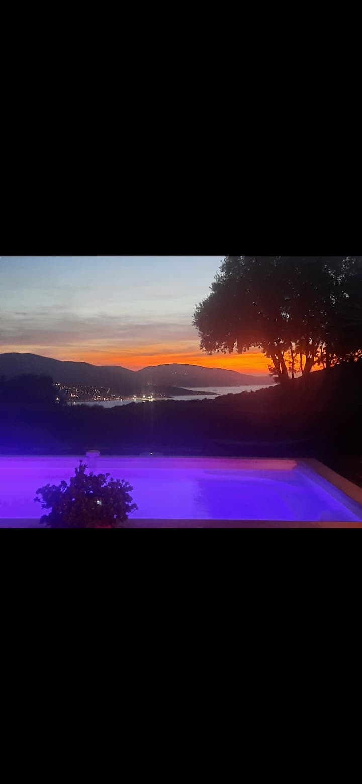 Belle Villa Vue Panoramique Golfe Du Valinco - Olmeto