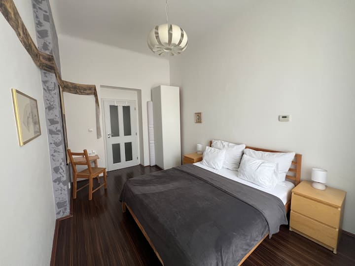 Charming 2 Bd Apartment, Free Garage Parking Place - Praga