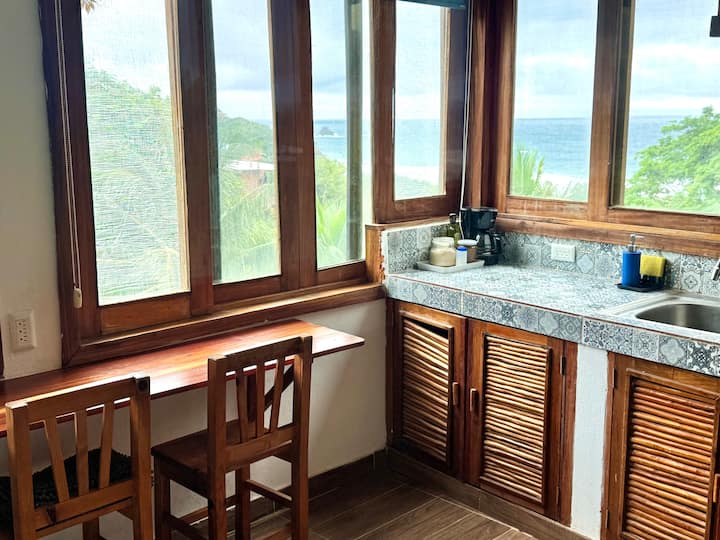 Estudio Con Vista Al Mar, A/c + Starlink + Parking - Mazunte