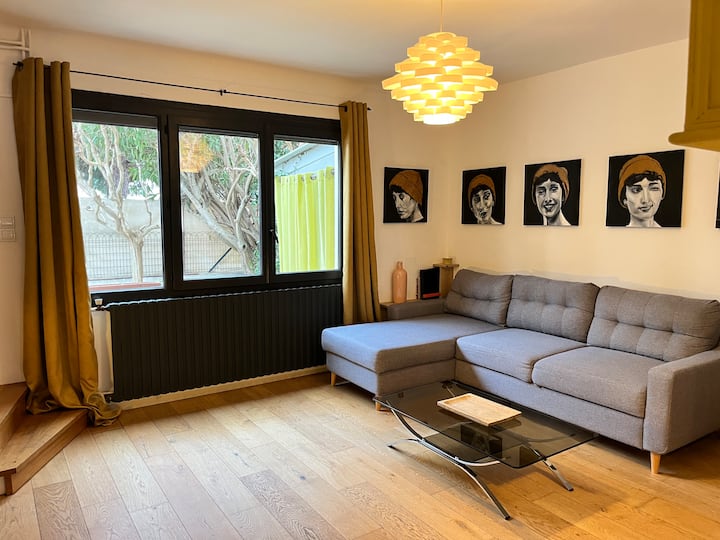 Maison Artistique Et Chaleureuse - 7 Couchages - Carcassonne