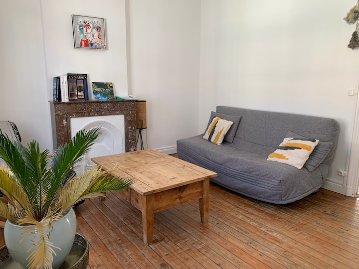 Maison  90 M2 Avec Cour à 100 M Plage  Et Centre. - Berck