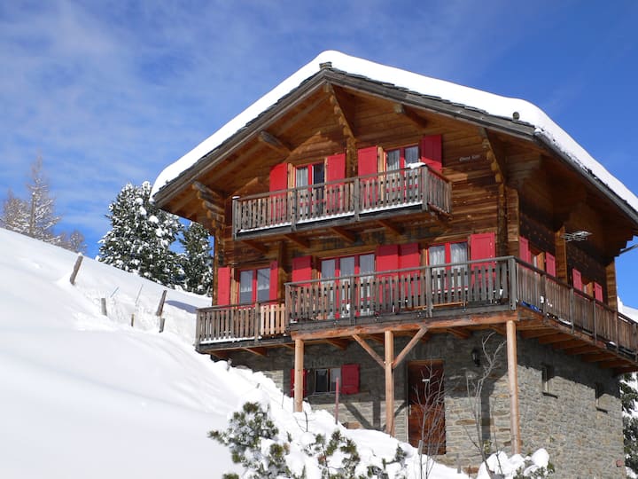 Riti - Walliser Chaleet  9 Pax - Saas-Fee