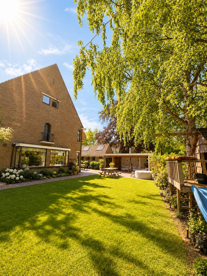 5 Star Bright Haarlem Family House W/ Big Garden - Zandvoort