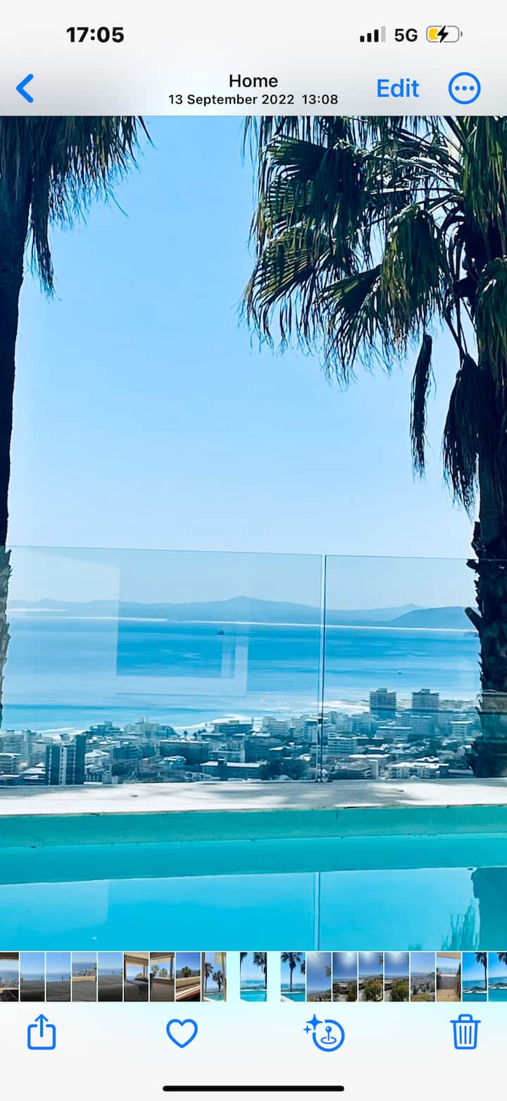 Oceanview*5br/6ba*villa W/pool&sauna*nearbeach180° - Cape Town