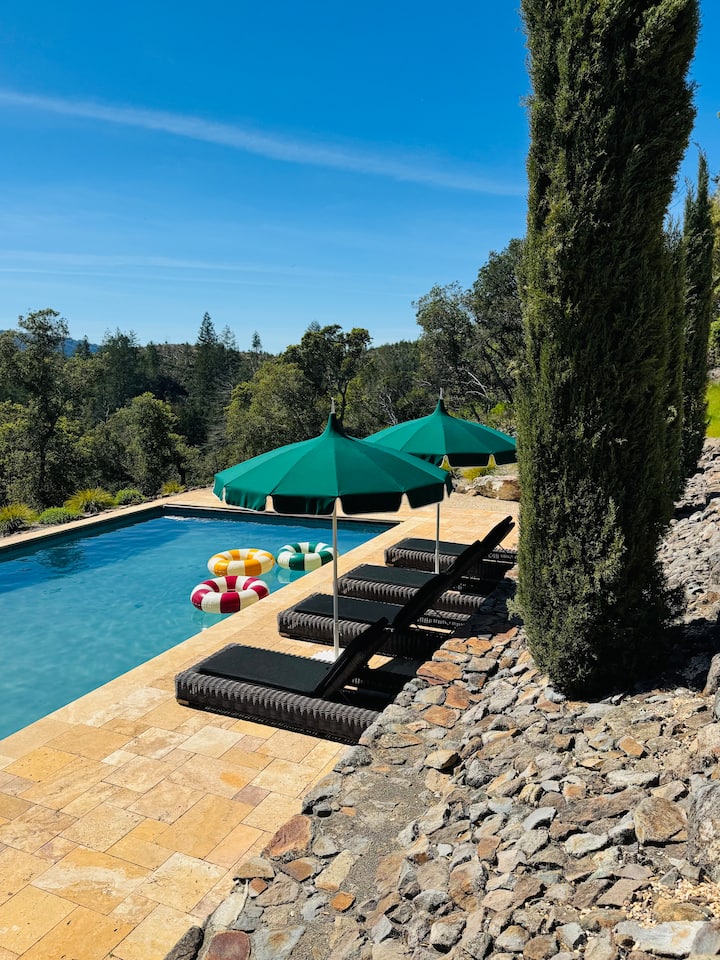 Wine Country Estate/vinyard/heated Pool/olive Farm - Napa Valley, CA