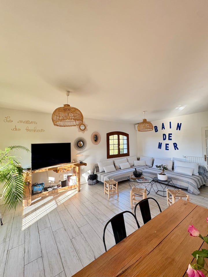 Haut De Villa De Charme à 180m Du Port - Carqueiranne