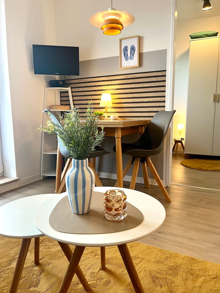 36 M² Ferienwohnung ∙ 1 Schlafzimmer ∙ 3 Gäste - Dornum