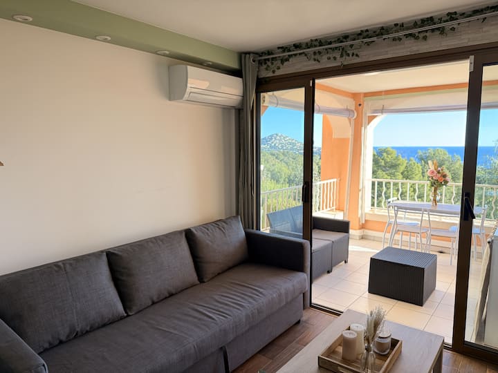 Le Panoramique Cap Esterel Vue Mer - Agay Plage