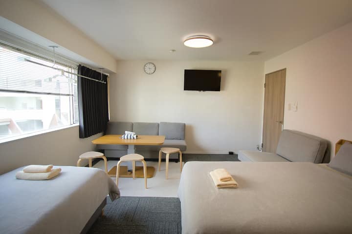 803-2 部屋-2トイレ52m2 -徒歩5分日本橋駅，黒門市場，道頓堀，心斎橋，徒歩１３分難波駅 - Osaka