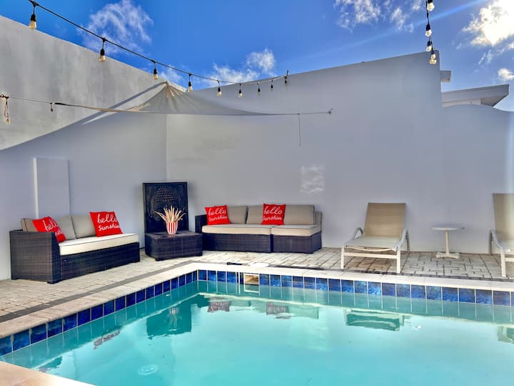 Villa Dushi 2bedroom King/pool 3 Min To Palm Beach - Aruba