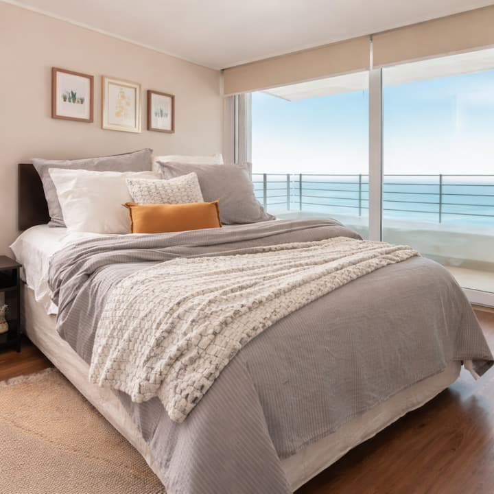 Vista Directa Al Mar, Excelente Conectividad - Concón