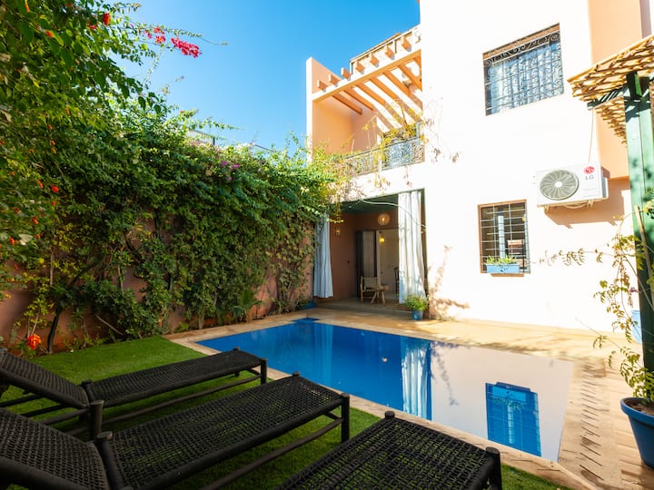Charmante Villa En Centre Ville - Piscine Privée - Marrakesh