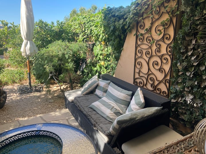 Studio Rez De Jardin Castel Regina Vue Mer - Nizza