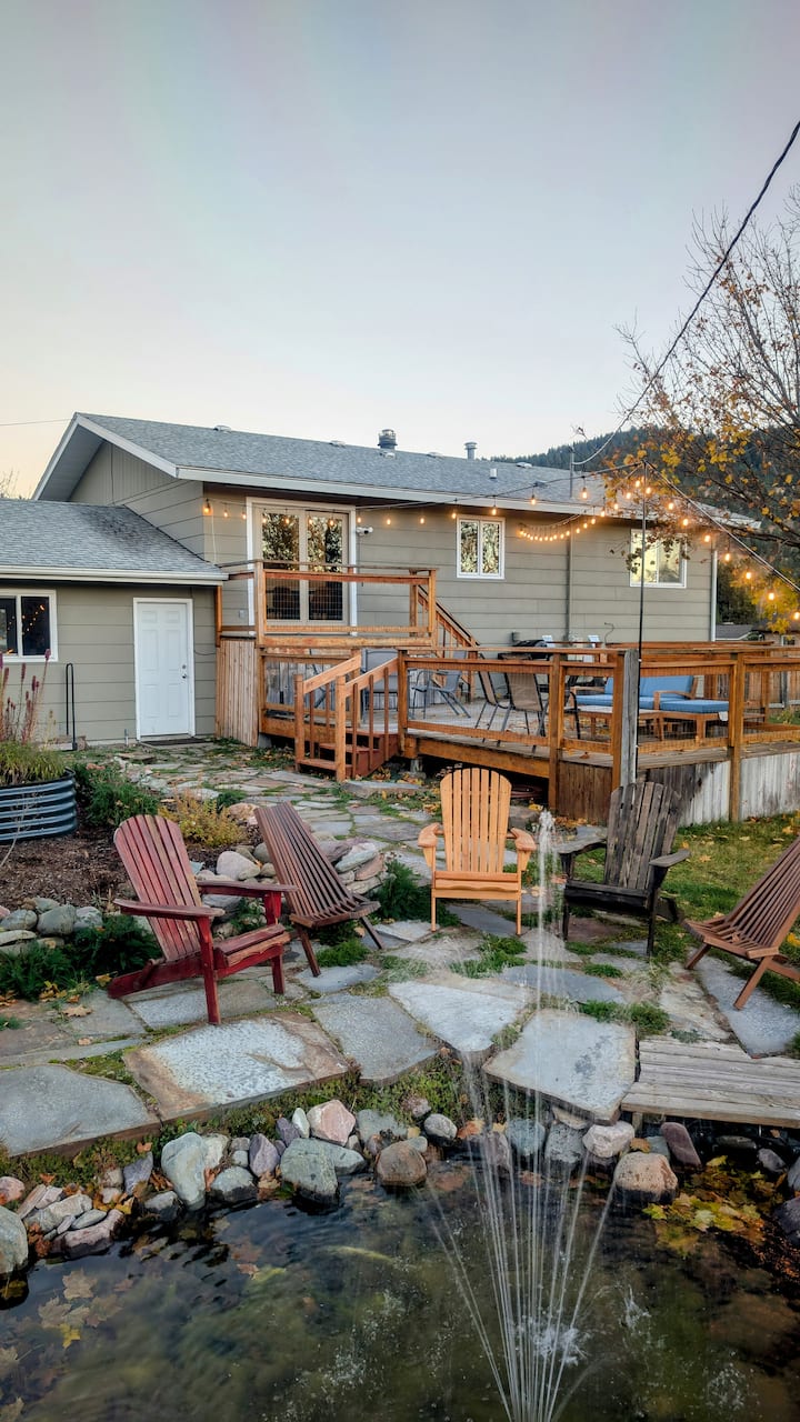 Missoula Retreat- Dog-friendly Yard, Deck & Pond - Missoula, MT