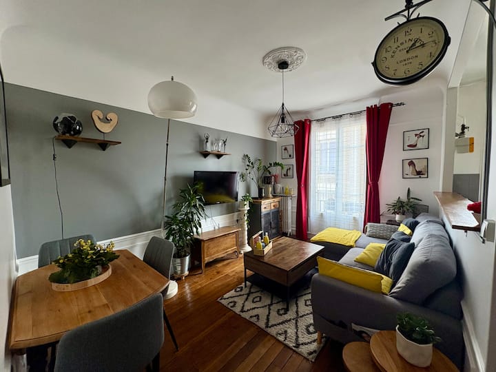 Joli T2 : Charme & Accessibilité - Colombes