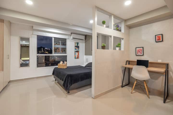 Apto Inspiring Views/27th /Fee 0%comissionairbnb - Medellín
