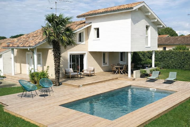 Villa Mana (6-7 Personnes) Piscine Chauffée - Saubion