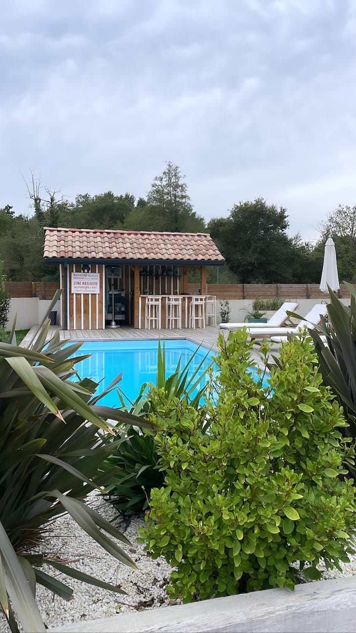 Maison Estivale Avec Piscine - Mios