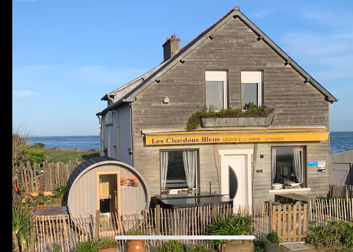 Les Chardons Bleus ,Spa ,Vue Mer . - Pleubian