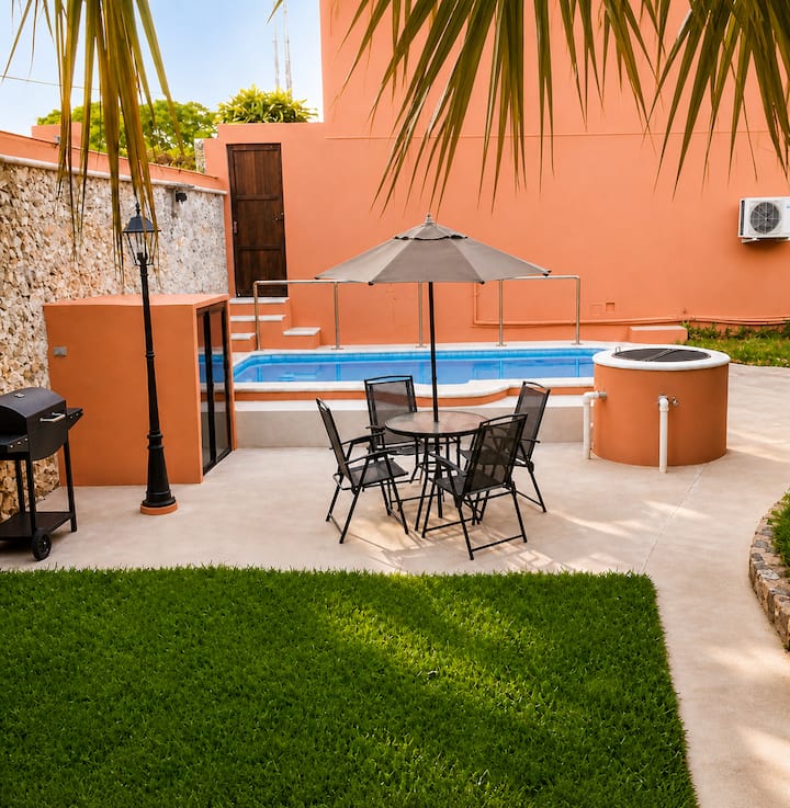 Villa Odalys Confortable Maison De Style Mexicain! - Mérida