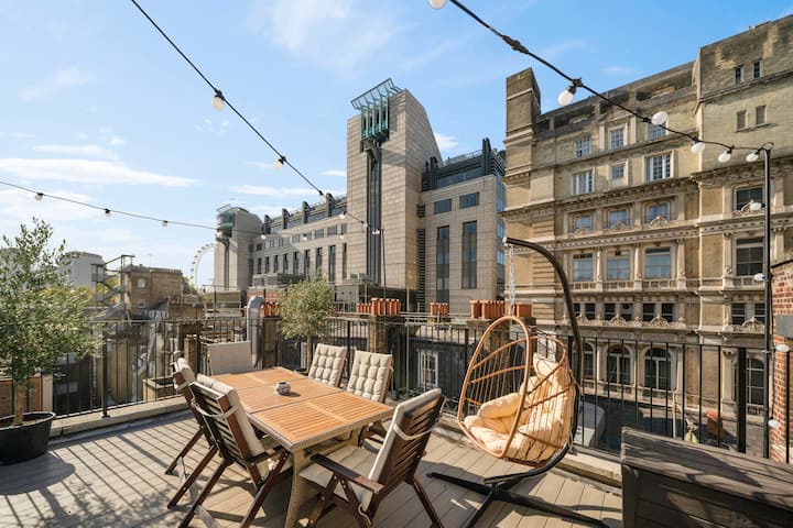 3-bed Covent Garden Penthouse * Private Terrace * - London Euston station