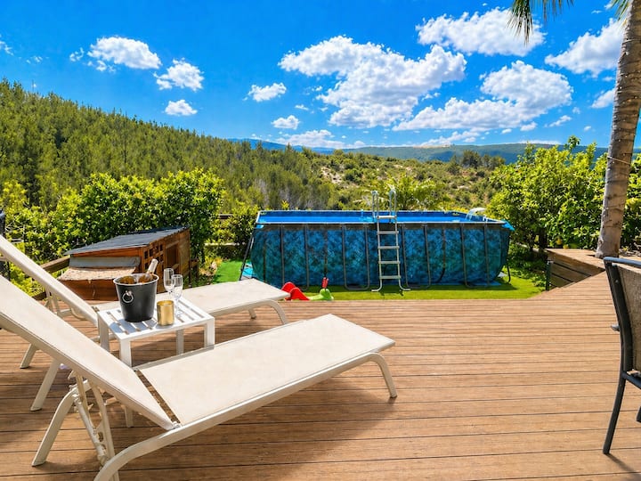 Amazing Suite, Garden, Hottub & View (And Shelter) - Israël