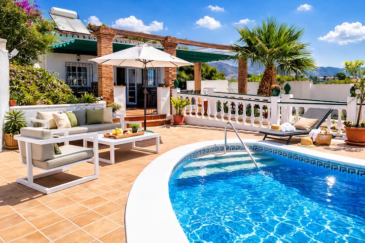 Casa Rural Con Piscina Privada A Solo 8 Min Nerja - Nerja