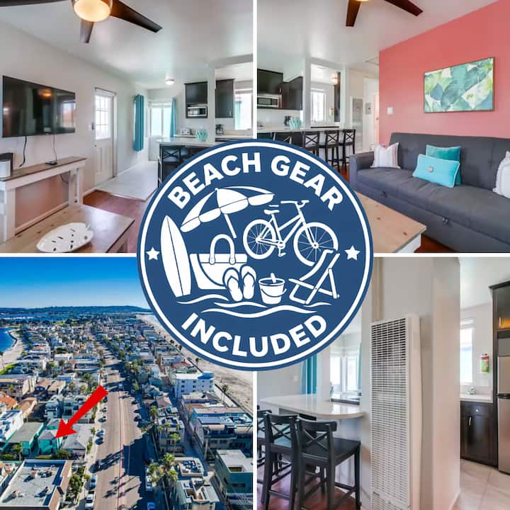 Steps From The Beach, Private Patio & Garage!! - Mission Bay - San Diego