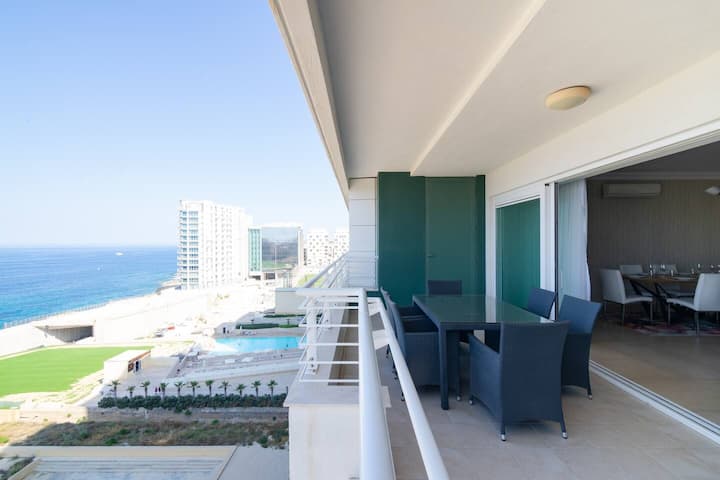 801 Seafront 3bed Sliema With Pool By Homely - Valletta