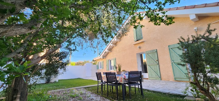 Villa Jardin Proche Centre&plages | 6 Pers | Clim - Narbonne