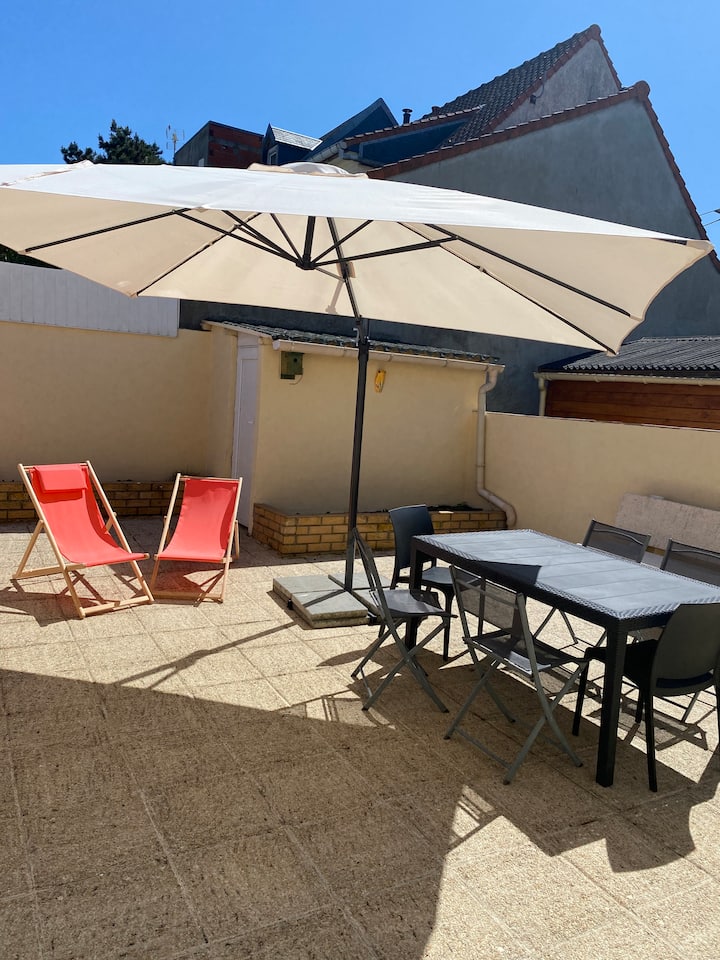 Maison Tout Confort,garage,
Parking Gratuit,vélos - Fort-Mahon-Plage
