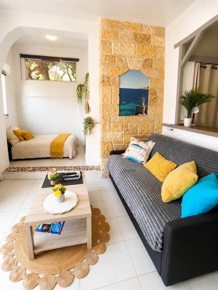 Solea Studio • Terrasse Rdc Au Calme • Plages 800m - Villeneuve-Loubet