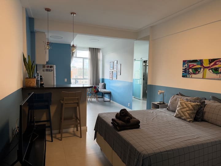 Fantástico Studio C/ Vista Espetacular Da Paulista - Liberdade