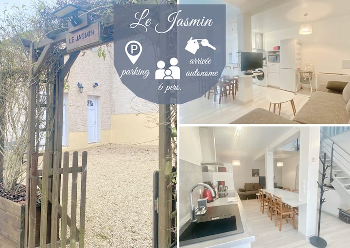 Le Jasmin - Charmant Gîte Familial 6 Pers. - Poitiers
