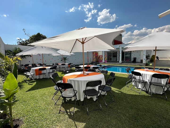 Hermosa Casa Cuernavaca. Alberca, Jacuzzi Y Jardín - Cuernavaca