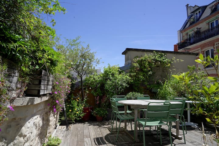 Maison Avec Climatisation, Rooftop Canal St Martin - Argenteuil