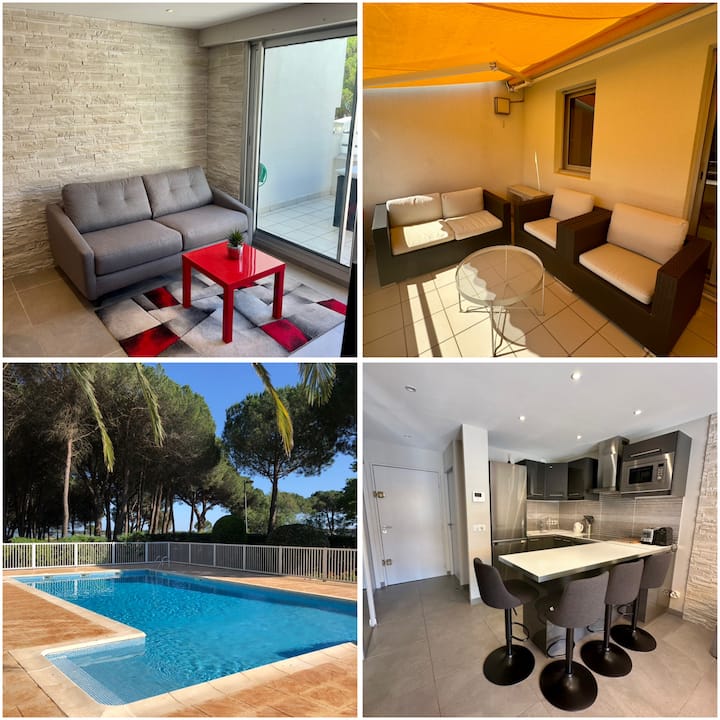 Location Appartement T2  Piscine Clim Wifi - La Grande-Motte